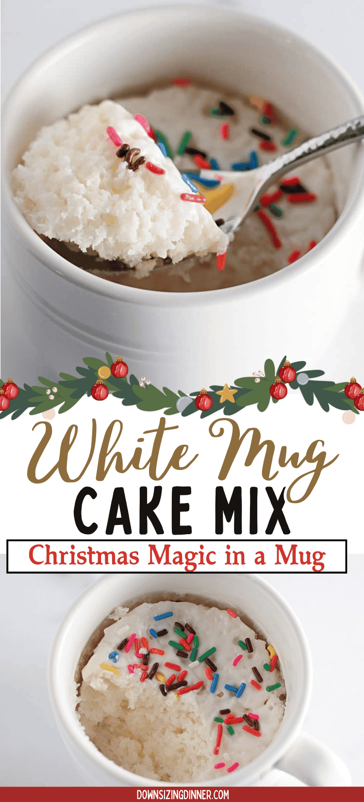 Easy Mug Cakes - Downsizing Dinner