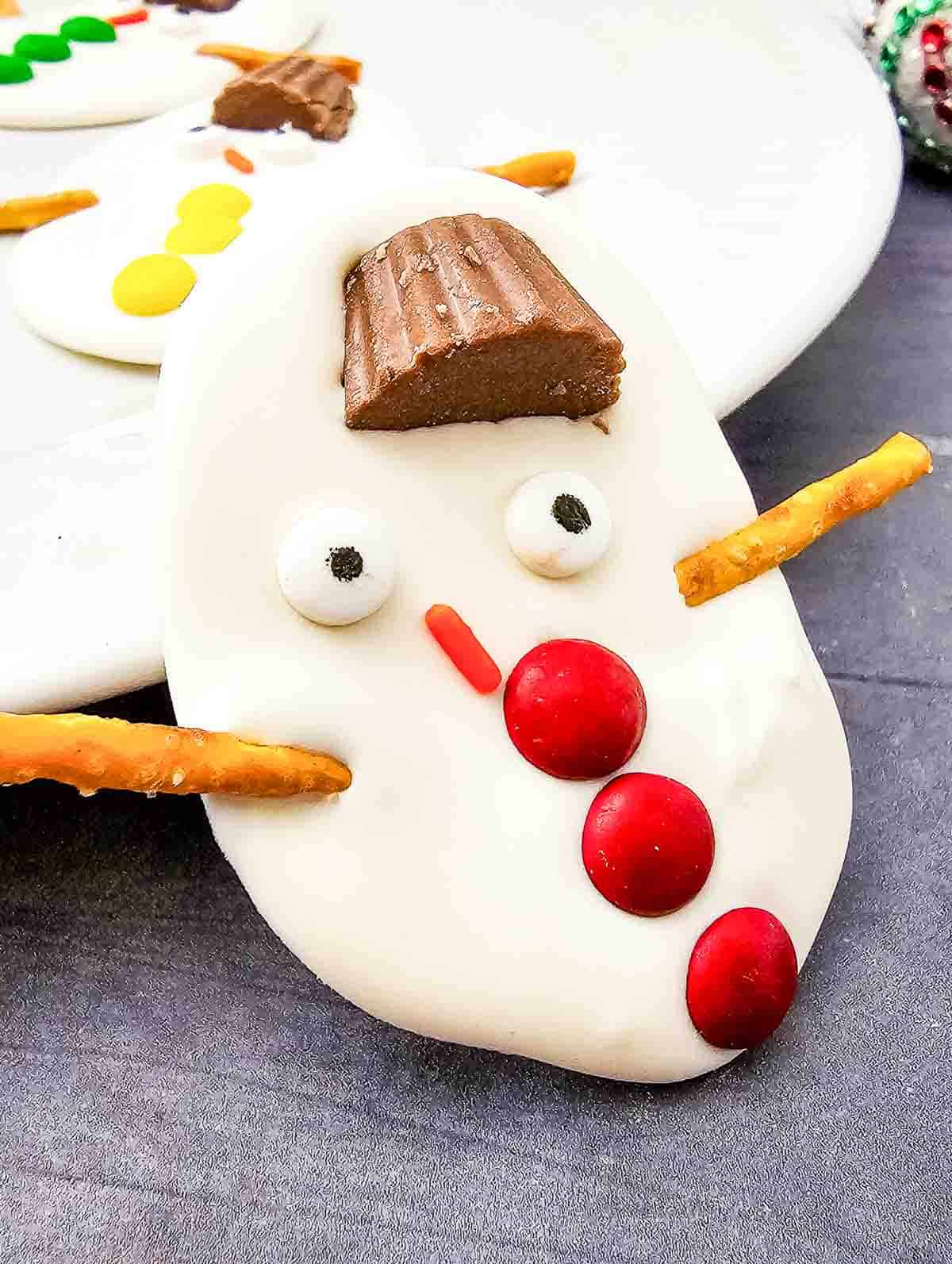 Melted Snowman Bark - Downsizing Dinner